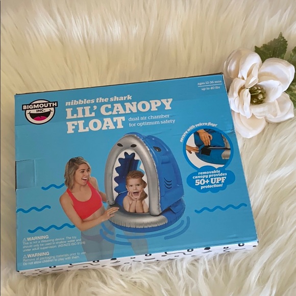 Bigmouth | Swim | Bigmouth Lil Canopy Float Nibbles The Shark | Poshmark